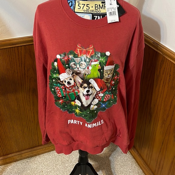 Iml | Tops | Iml Christmas Light Up Sweater Party Animals | Poshmark
